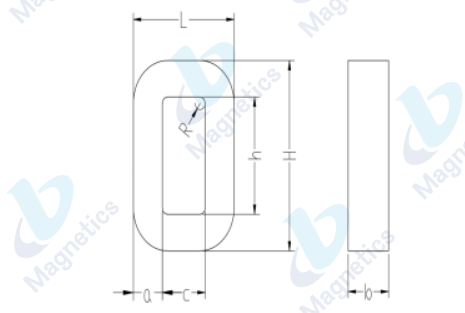 custom rectangular silicon steel transformer core manufacturer