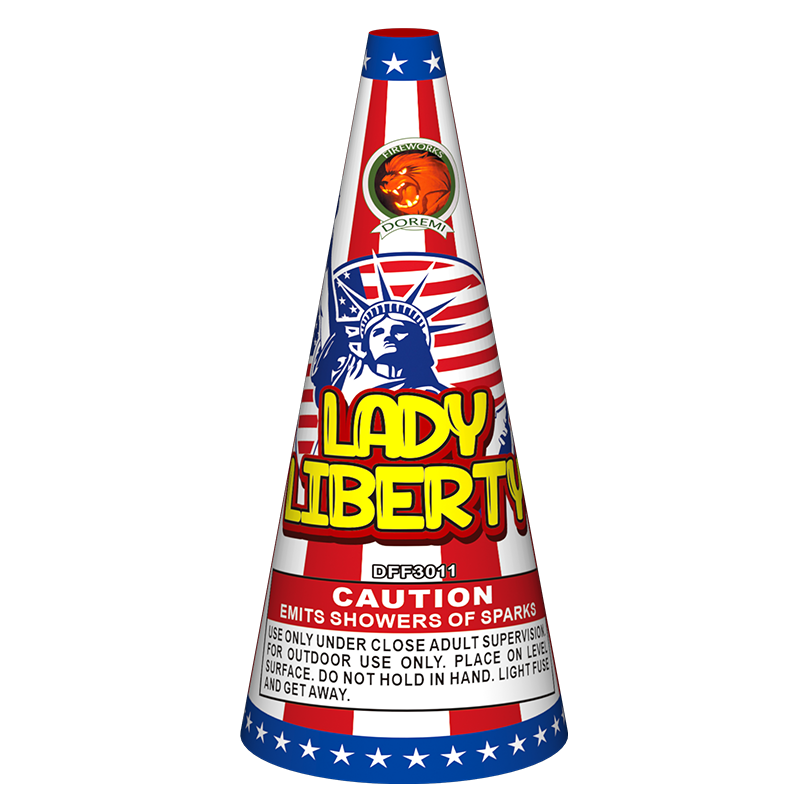 DFF3011 7'' CONIC FOUNTAIN FIREWORKS, DOREMI FIREWORKS FACTORY