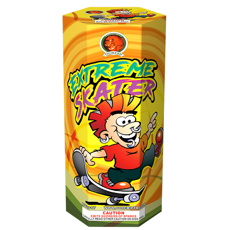 DFF3017 EXTREME SKATER FOUNTAIN FIREWORKS, DOREMI FIREWORKS