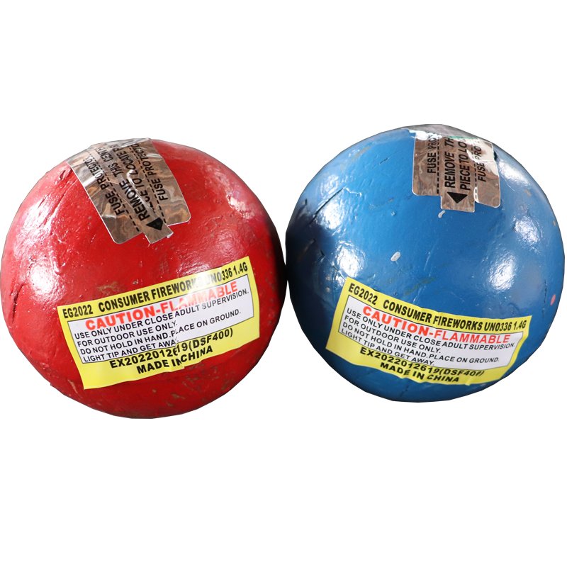 DCS2022 4 INCHES DOUBLE CHANGING COLORS BALL FIREWORKS