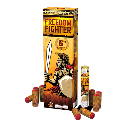 DAS603 FREEDOM FIGHTER 6 INCHES CANISTER SHELLS FIREWORKS, FIREWORKS ...