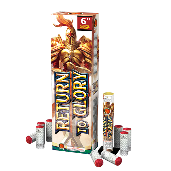 DAS600 RETURN TO GLORY 6 INCHES CANISTER SHELLS FIREWORKS, LIUYANG ...