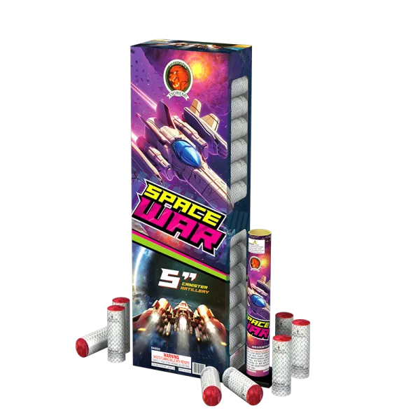 DAS502 SPACE WAR 5 INCHES CANISTER SHELLS FIREWORKS, CHINA FIREWORKS