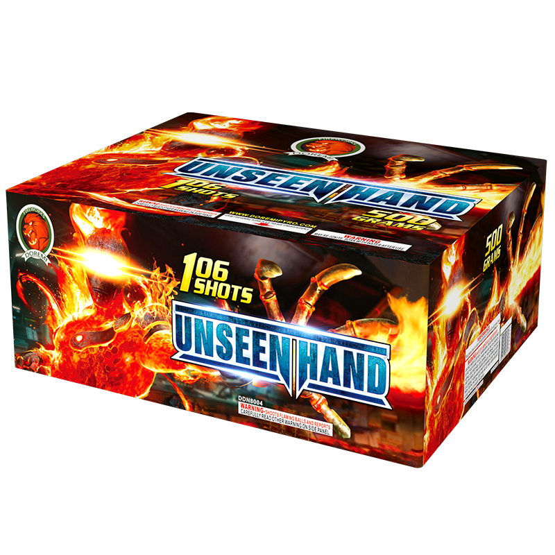 DFN6016 UNSEEN HAND 106 SHOTS CAKE FIREWORKS, DOREMI FIREWORKS, CHINA ...