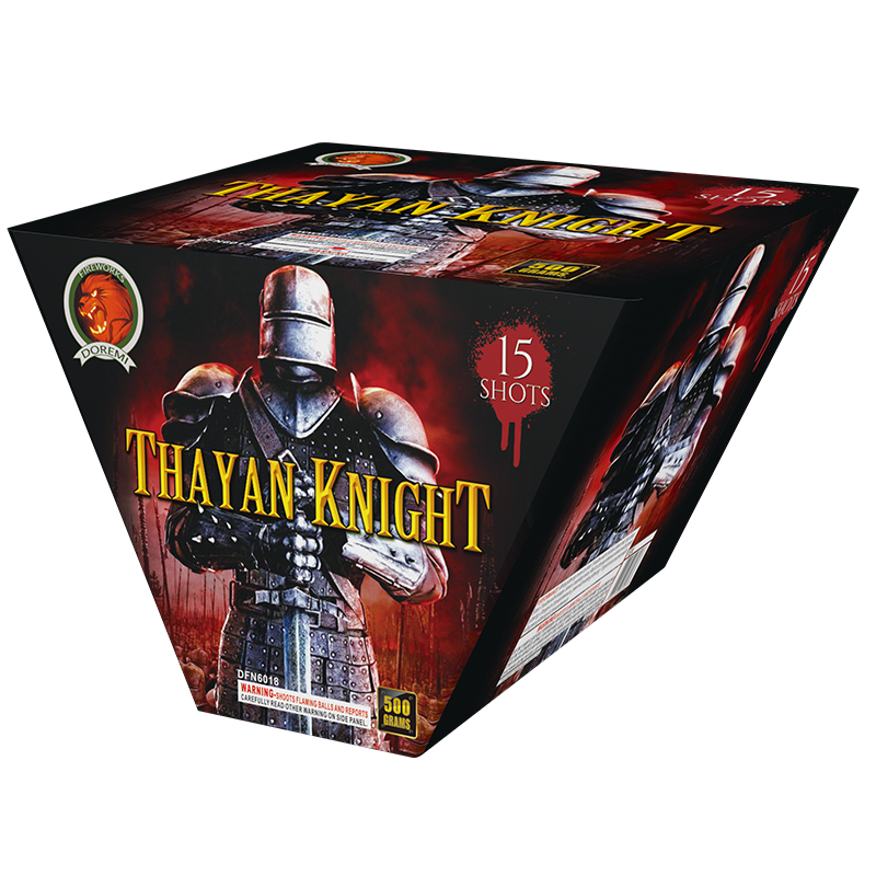 DFN6018 THAYAN KNIGHT 15 SHOTS FAN CAKE FIREWORKS