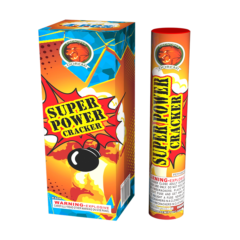 K60K SUPER POWER CRACKER FIREWORKS, FIRECRACKERS, FIREWORKS FACTORY