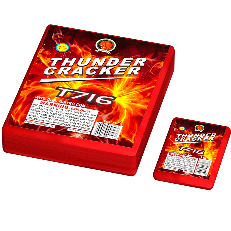 T716 THUNDER CRACKER FIREWORKS, FIRECRACKERS, CHINA FIRECRACKERS