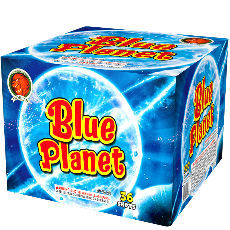DFC2126 BLUE PLANET 36 SHOTS CAKE FIREWORKS, FIREWORKS FACTORY, LIUYANG