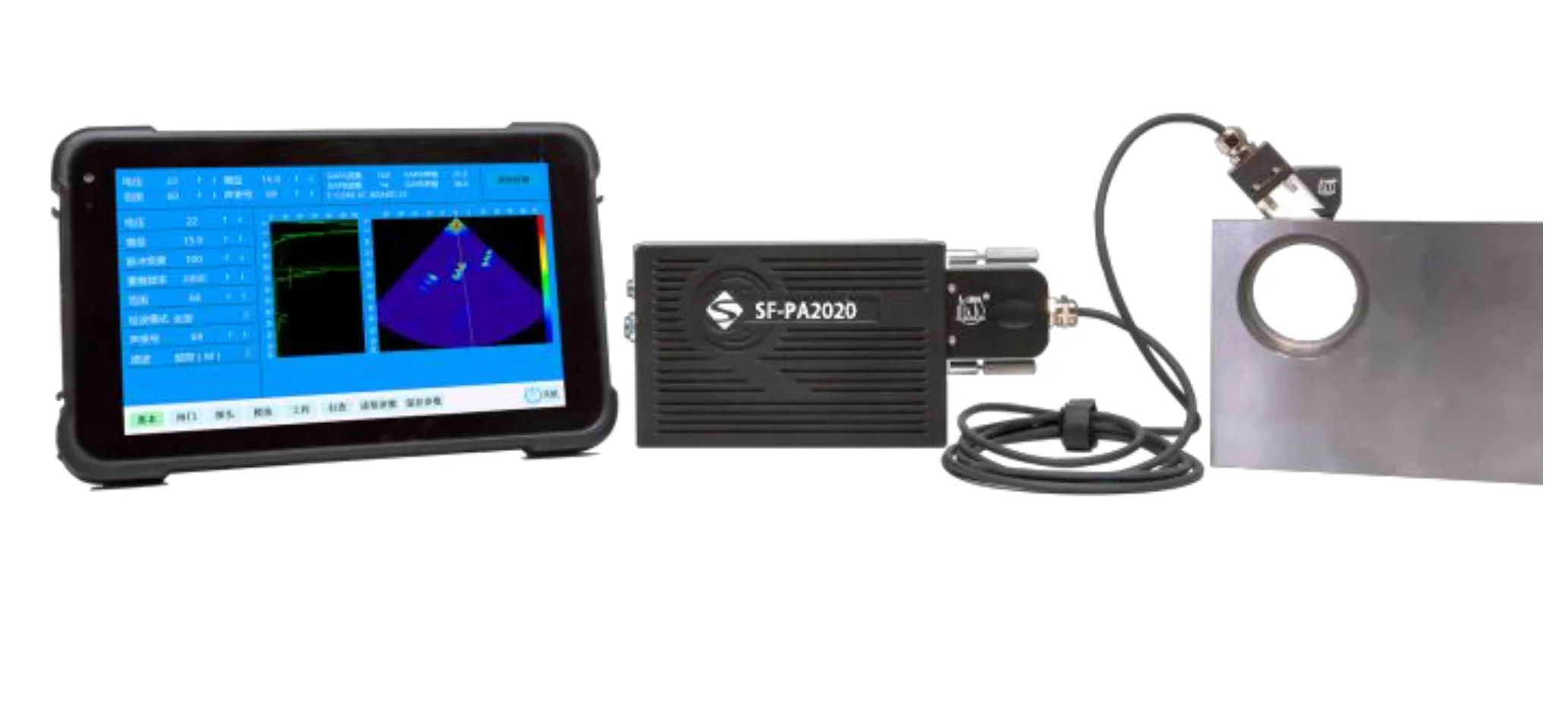 SFJCNDT telum ultrasonic phased ordinata detector