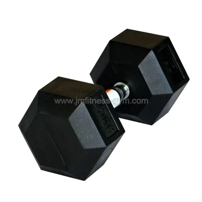 Custom Rubber Hex Dumbbell