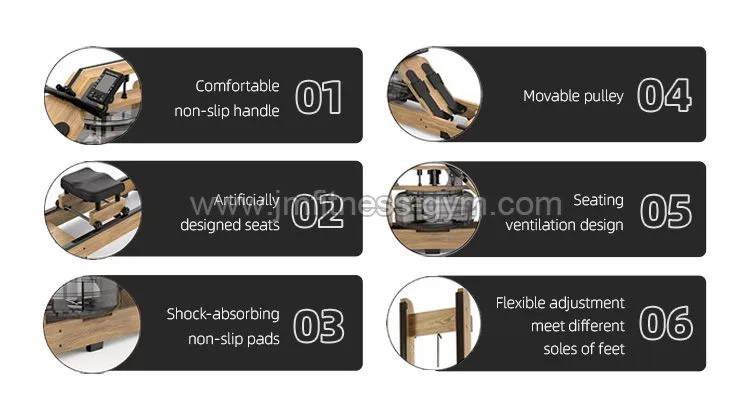 Adjustable Water Rower, Water Rower With Adjustable Resistance