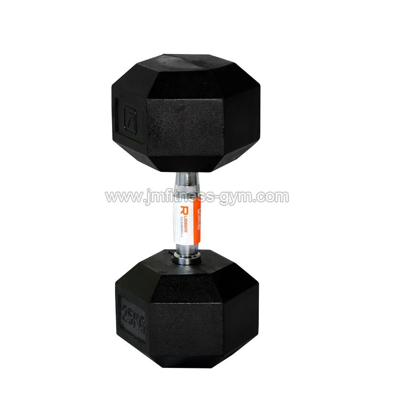 Custom Rubber Hex Dumbbell