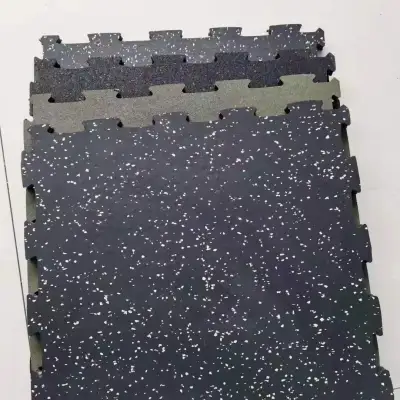 Interlocking rubber tiles from JM fitness