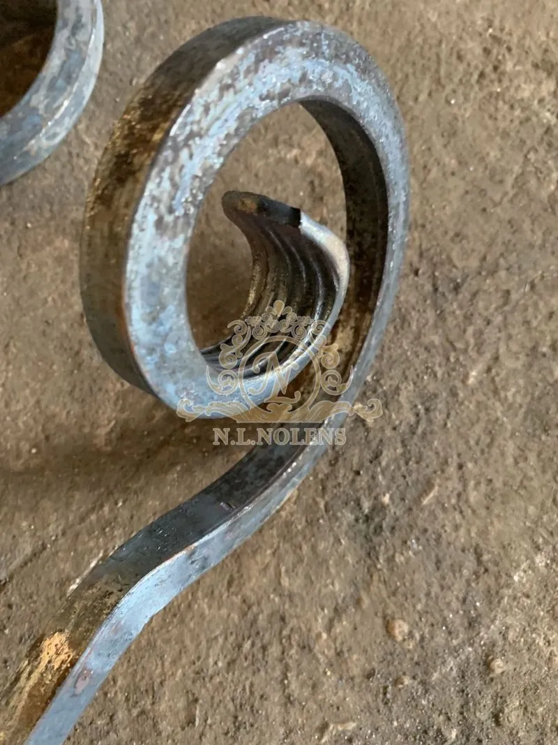 wrought iron fishtail forming machines