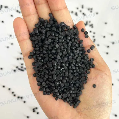 Black resistance to electricity HDPE sheathing compounds for ADSS cables