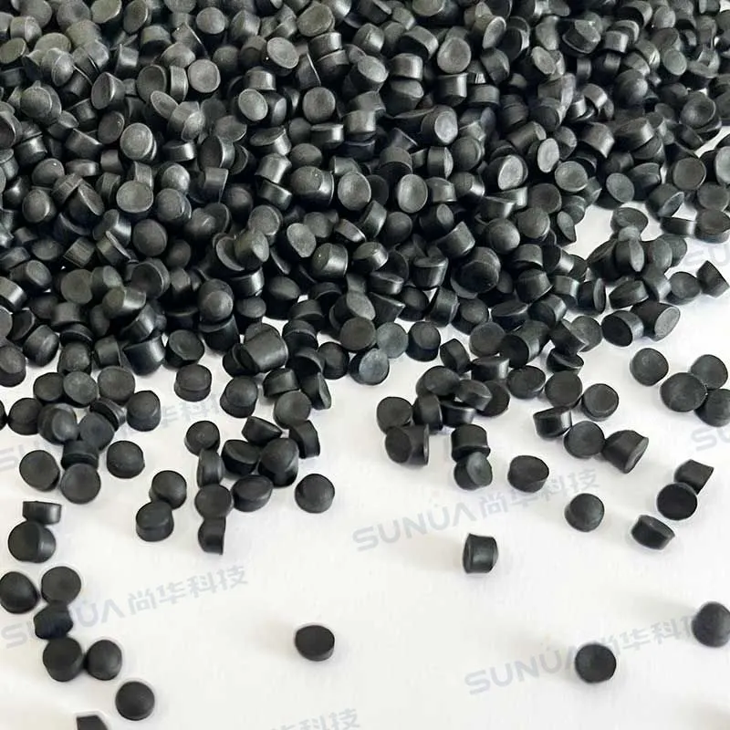 Black resistance to electricity HDPE sheathing compounds for ADSS cables