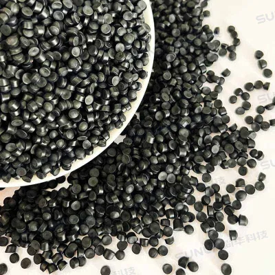 Black resistance to electricity HDPE sheathing compounds for ADSS cables