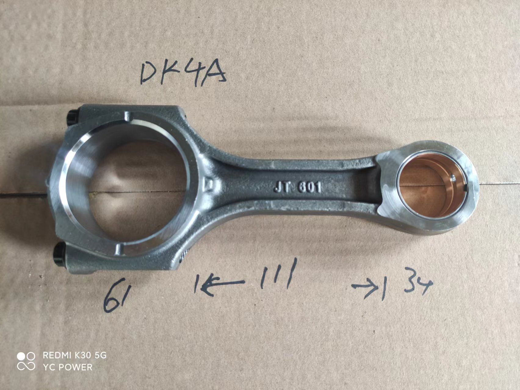Connecting rod for DK4A DK4B ZD25