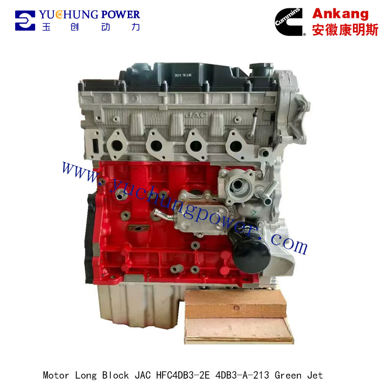 Motor Long Block JAC HFC4DB3 4DB3-A-213 Green Jet
