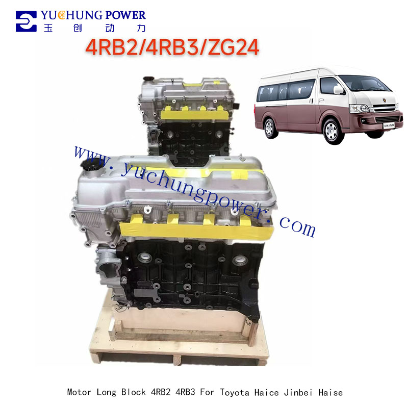 Motor Long Block 4RB2 4RB3 For Toyota Haice Jinbei Haise
