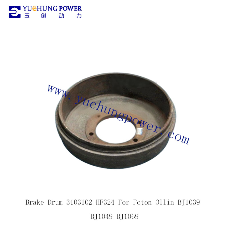 Brake Drum 3103102-HF324 For Foton Ollin BJ1039 BJ1049 BJ1069
