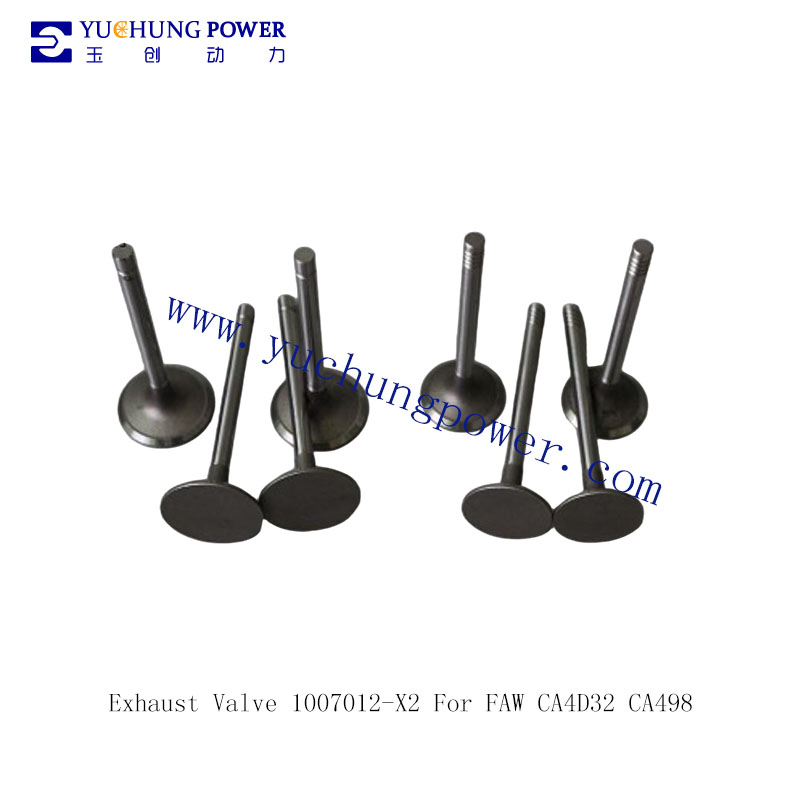 Exhaust Valve 1007012-X2 For FAW CA4D32 CA498