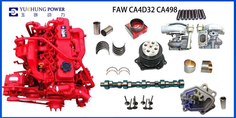 YUCHUNG POWER CATALOGUES OF FAW CA4D32 CA498