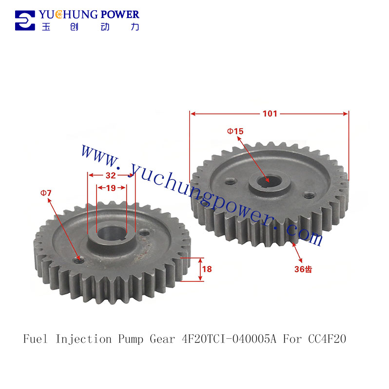 Fuel Injection Pump Gear 4F20TCI-040005A For CC4F20