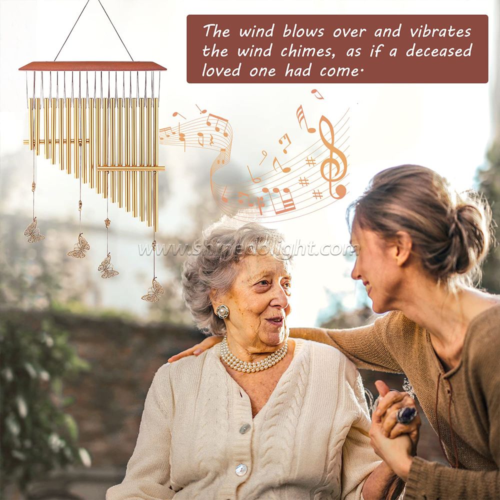 Butterfly Wind Chimes with Aluminum Tube