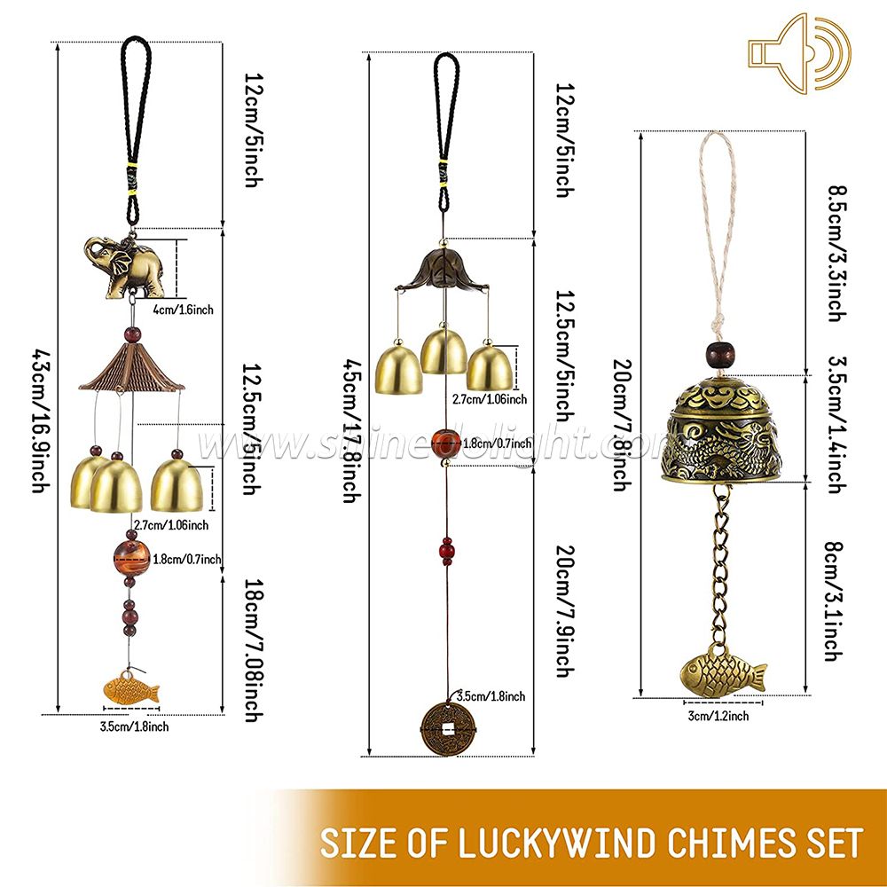 Metal Wind Bell Lucky Wind Chimes