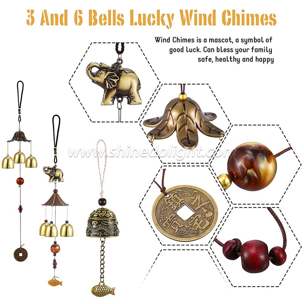 Metal Wind Bell Lucky Wind Chimes