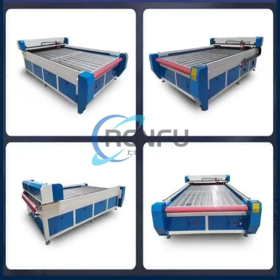Automatic leather cutting machine