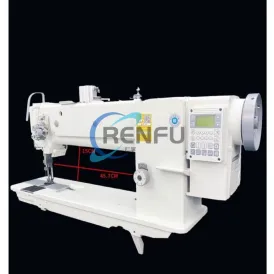 Industrial double needle sewing machine