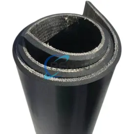 Sandwich cloth rubber sheet