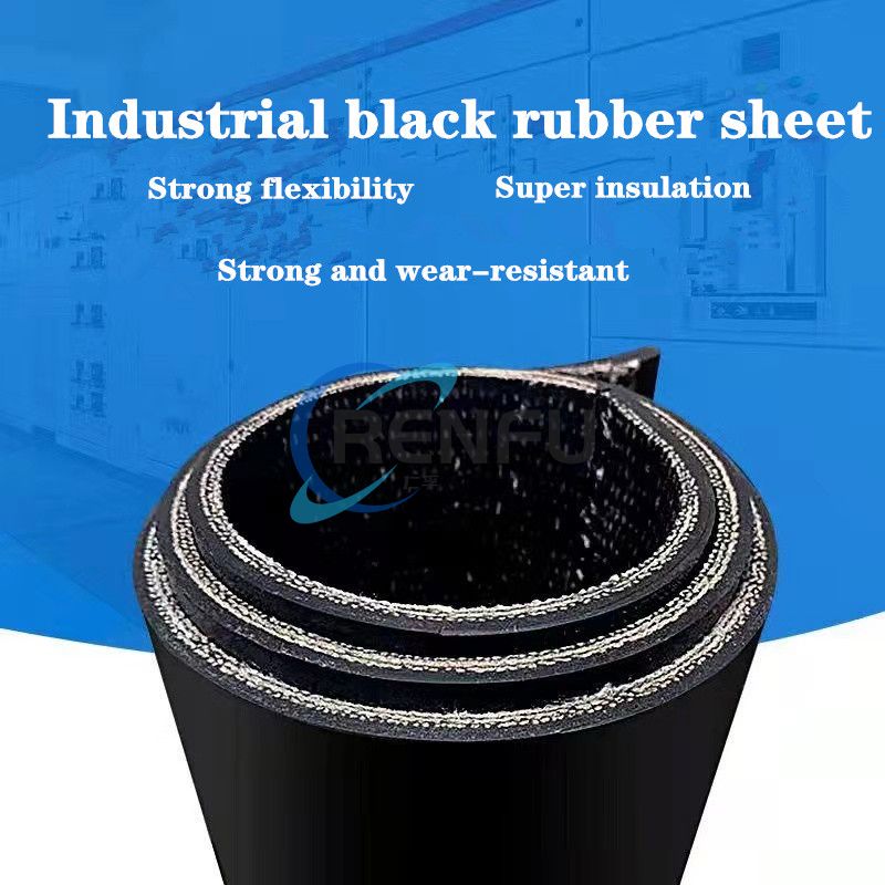 Sandwich cloth rubber sheet