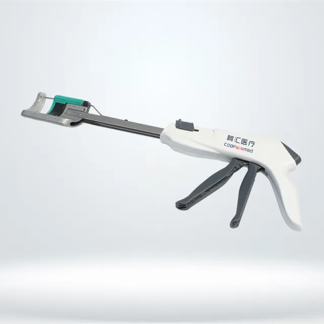 Disposable Curved Cutting Staplers and Reloads