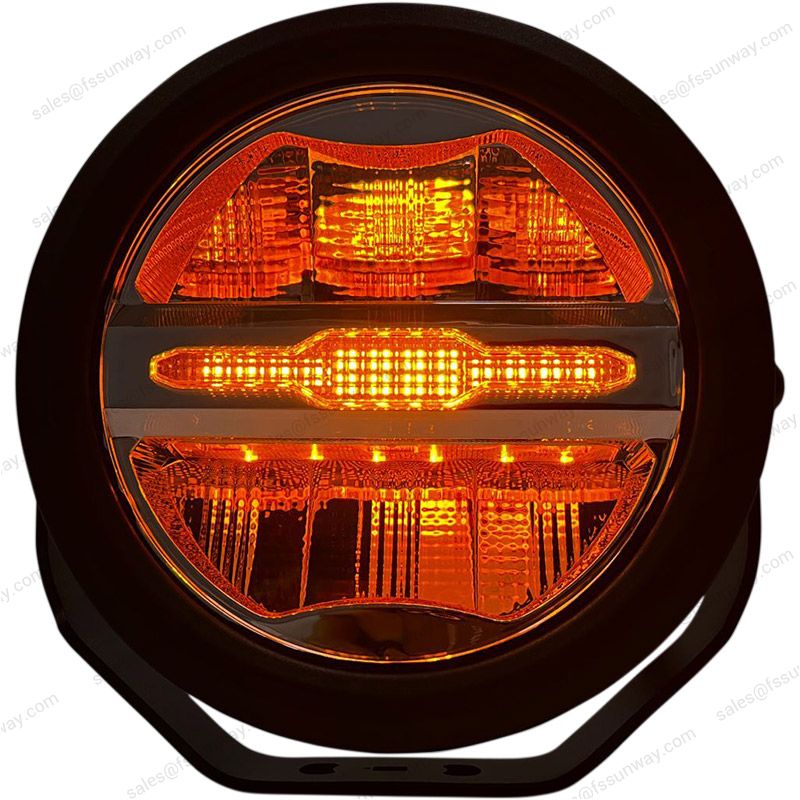 7 Inch Round Driving Light with Glow Park Light ,7 inch led driving lights
