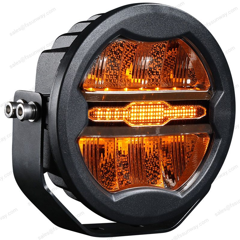 7 Inch Round Driving Light with Glow Park Light ,7 inch led driving lights