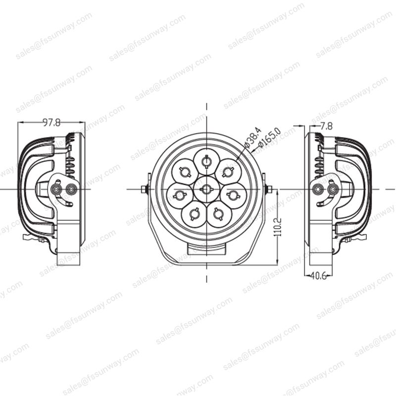 round led driving lights,round driving lights,round offroad lights