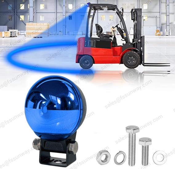 Optimize SWJS110 Blue Forklift Safety Light - Arc Beam