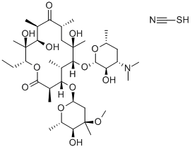 Erythromycin thiocyanate 7704-67-8