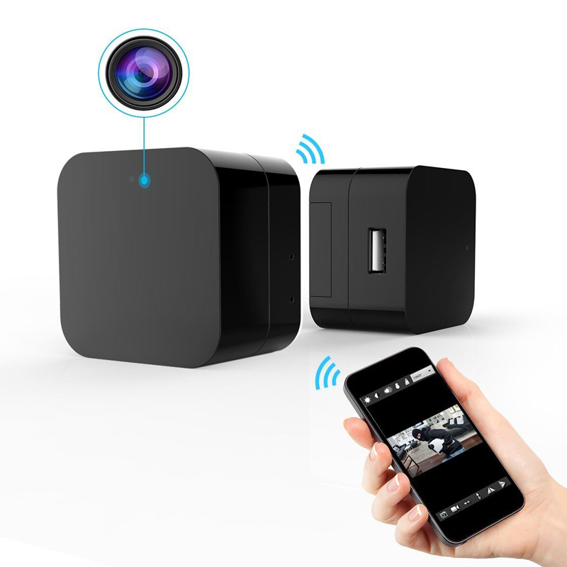 Hidden camera wall charger HC-02