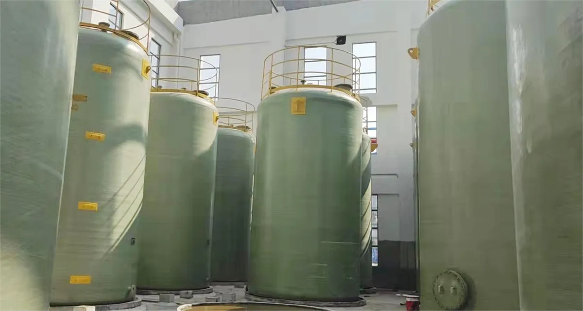 The advantages and applications of FRP vertical storage tanks