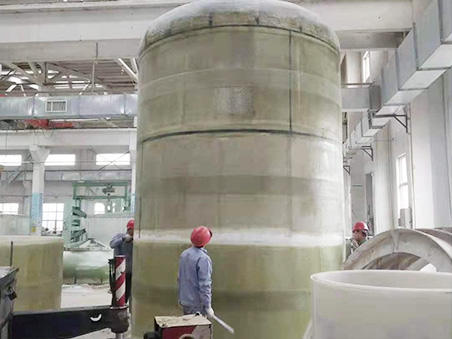 FRP ultrapure water storage tank project - Waterwin complete engineering