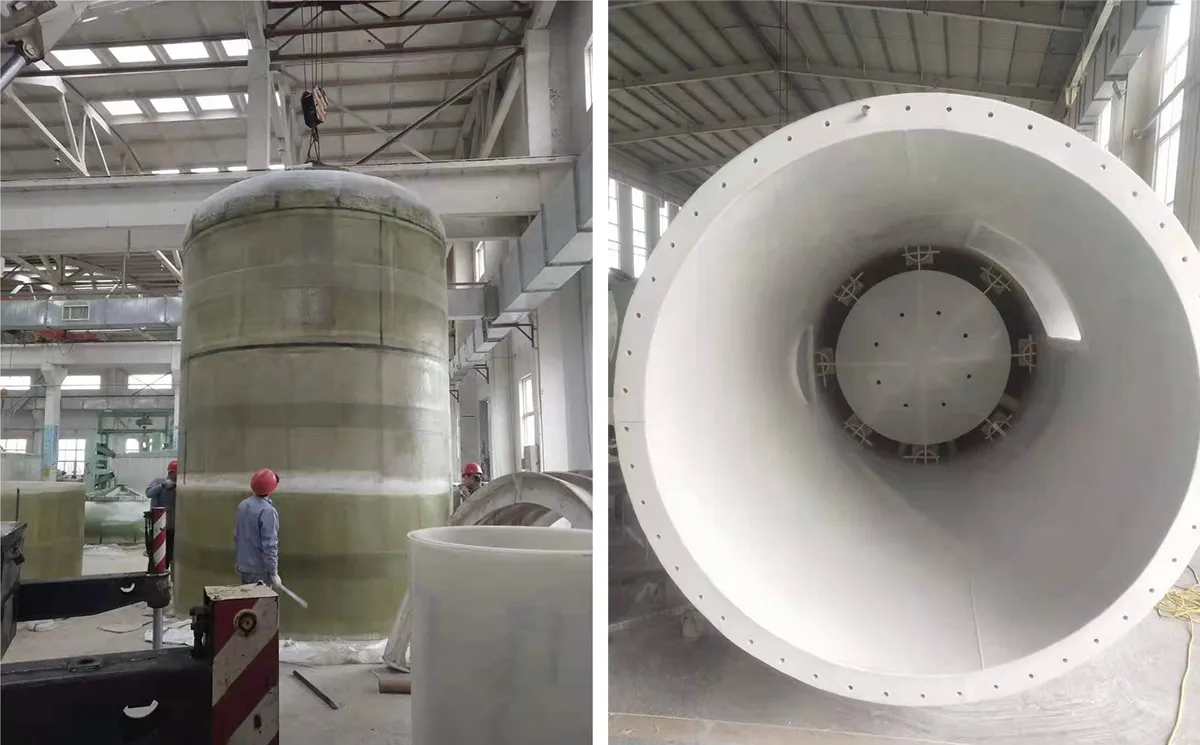 FRP ultrapure water storage tank project - Waterwin complete engineering