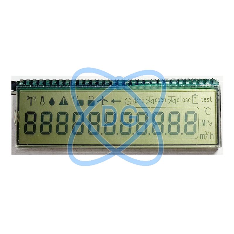 Segment Code LCD for Water Meter Panel