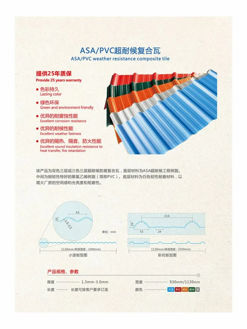 ASA Roof Tile ASA Roof Tile