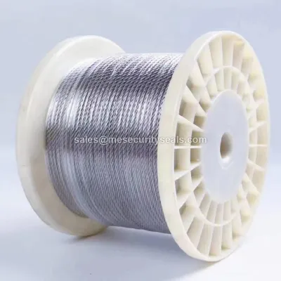 ISO certification 7*7 steel wire rope