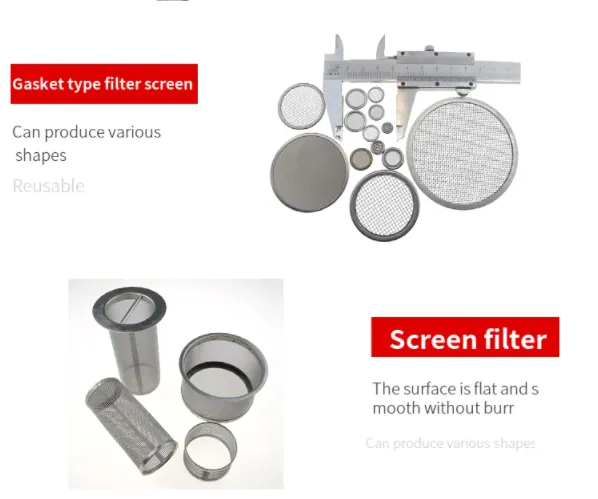 Wire Mesh Filter, Filter Disc, Filter Tube