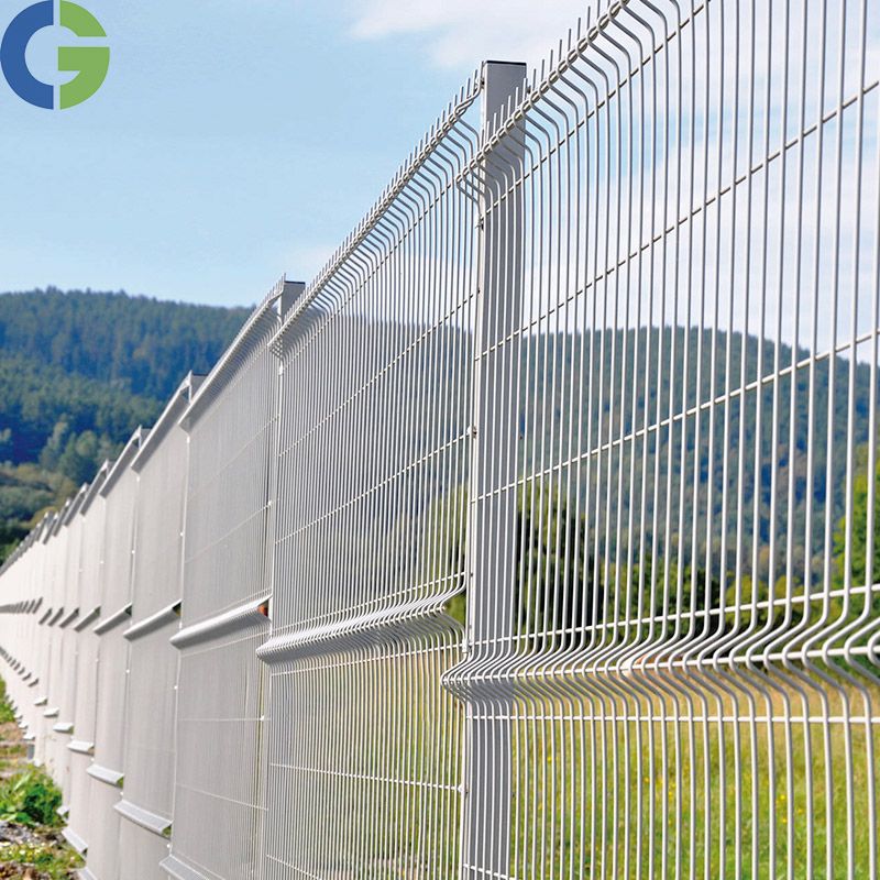 3D V Beam Mesh Fence, 3D Welded Wire Mesh Fence Panels